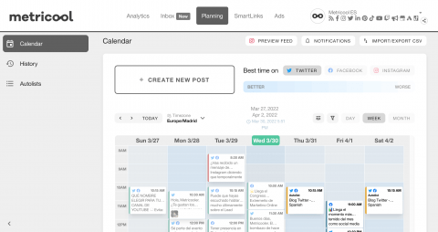 What is the best time to publish on your social networks? | Metricool