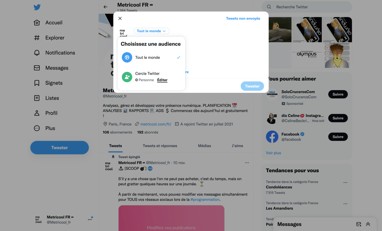 X annonce la fermeture des cercles Twitter