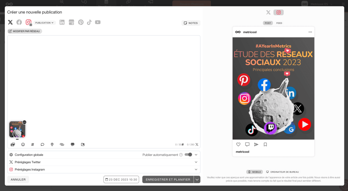 Canva avec Metricool [TUTORIAL]