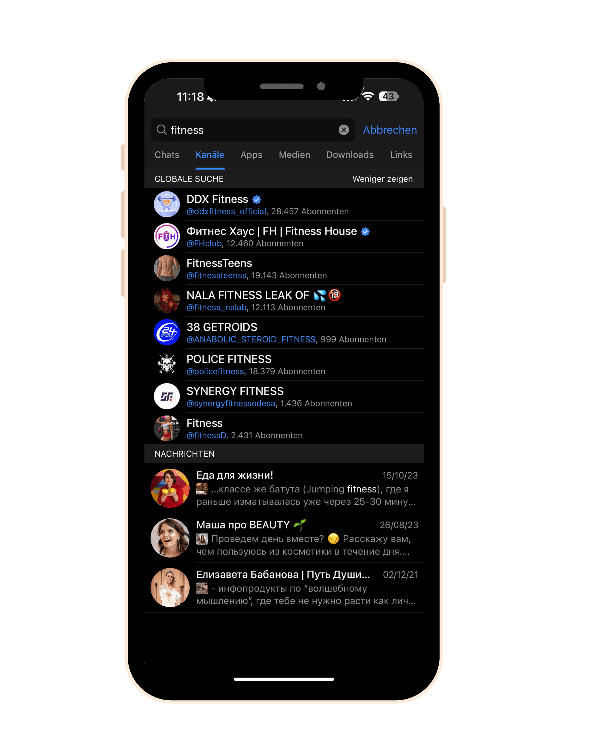Telegram-Kanal finden – so geht’s 👇