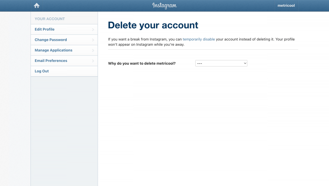 How to Delete Your Instagram Account