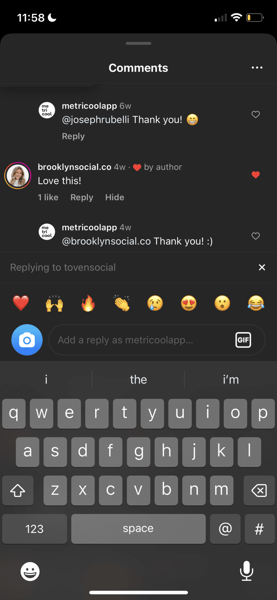 How to reply to comments on Instagram