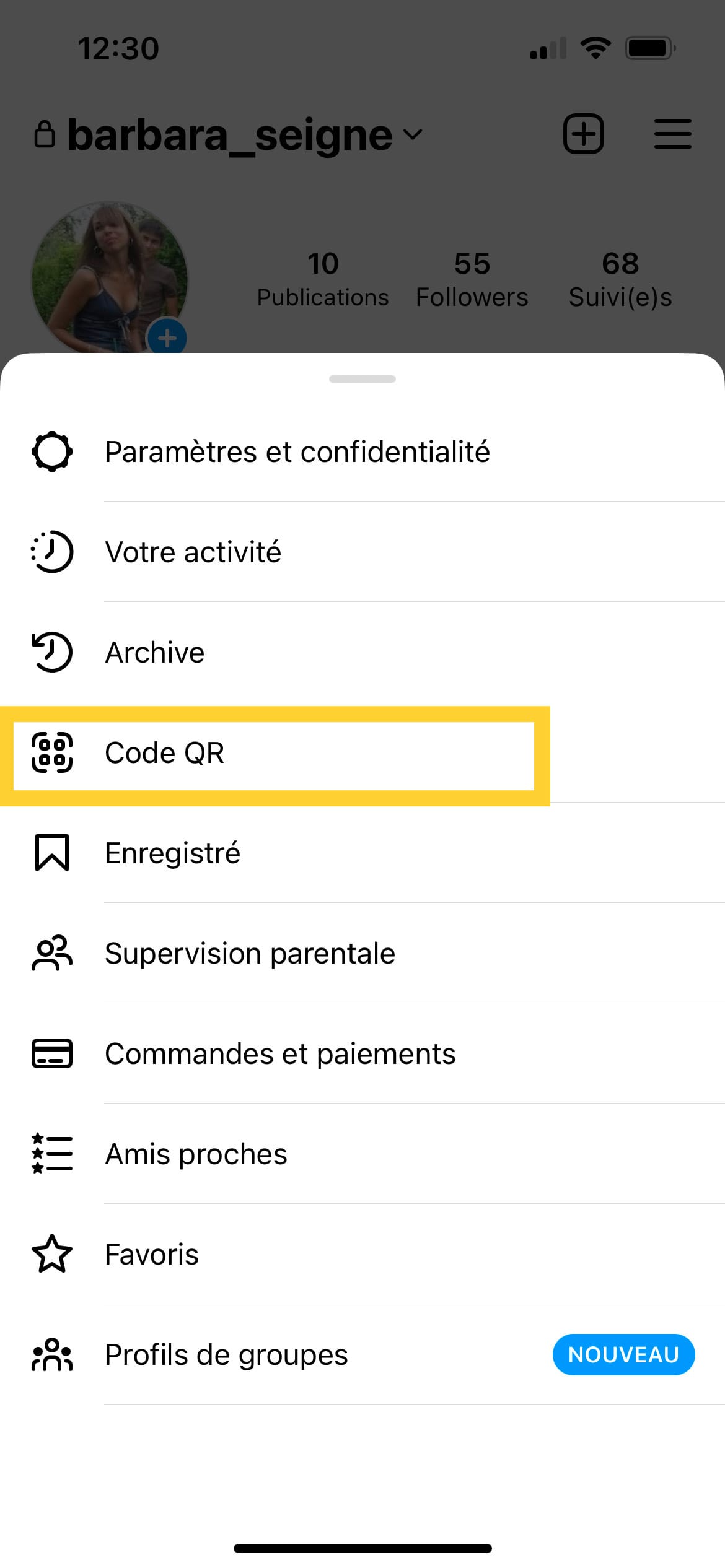 Comment créer un QR code Instagram