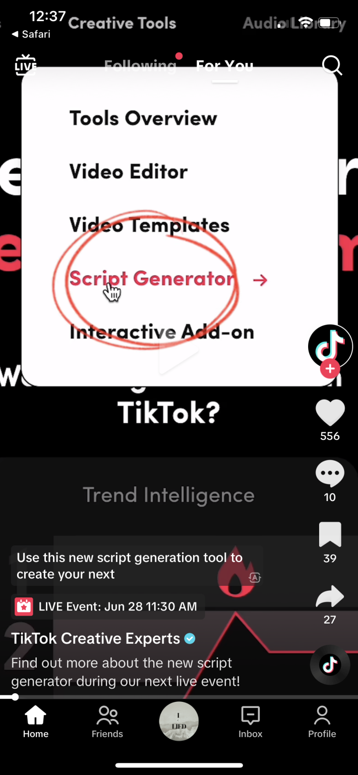 TikTok Script Generator | Metricool