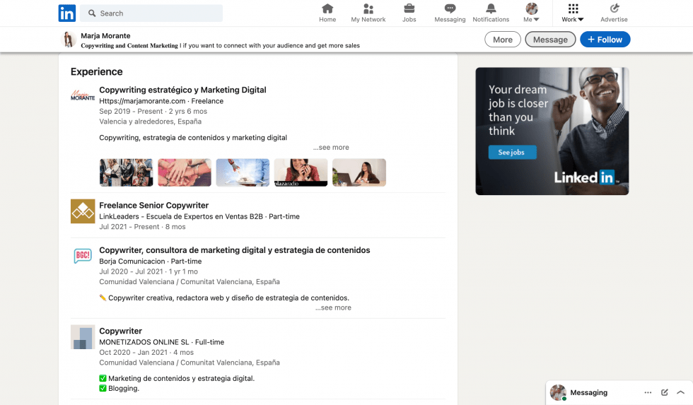 LinkedIn copywriting strategy