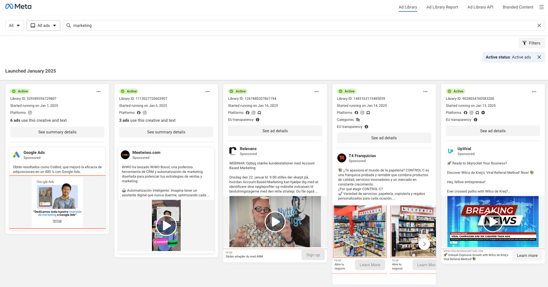 How to See and Analyze Your Competitors’ Facebook Ads | Metricool