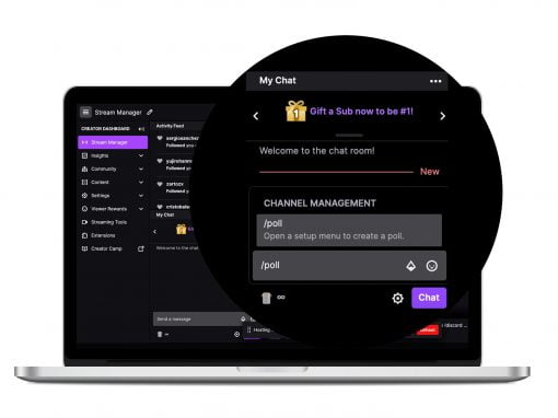 Cómo crear encuestas en Twitch durante un streaming