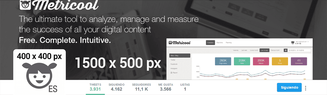 El tamaño correcto de las imágenes en redes sociales