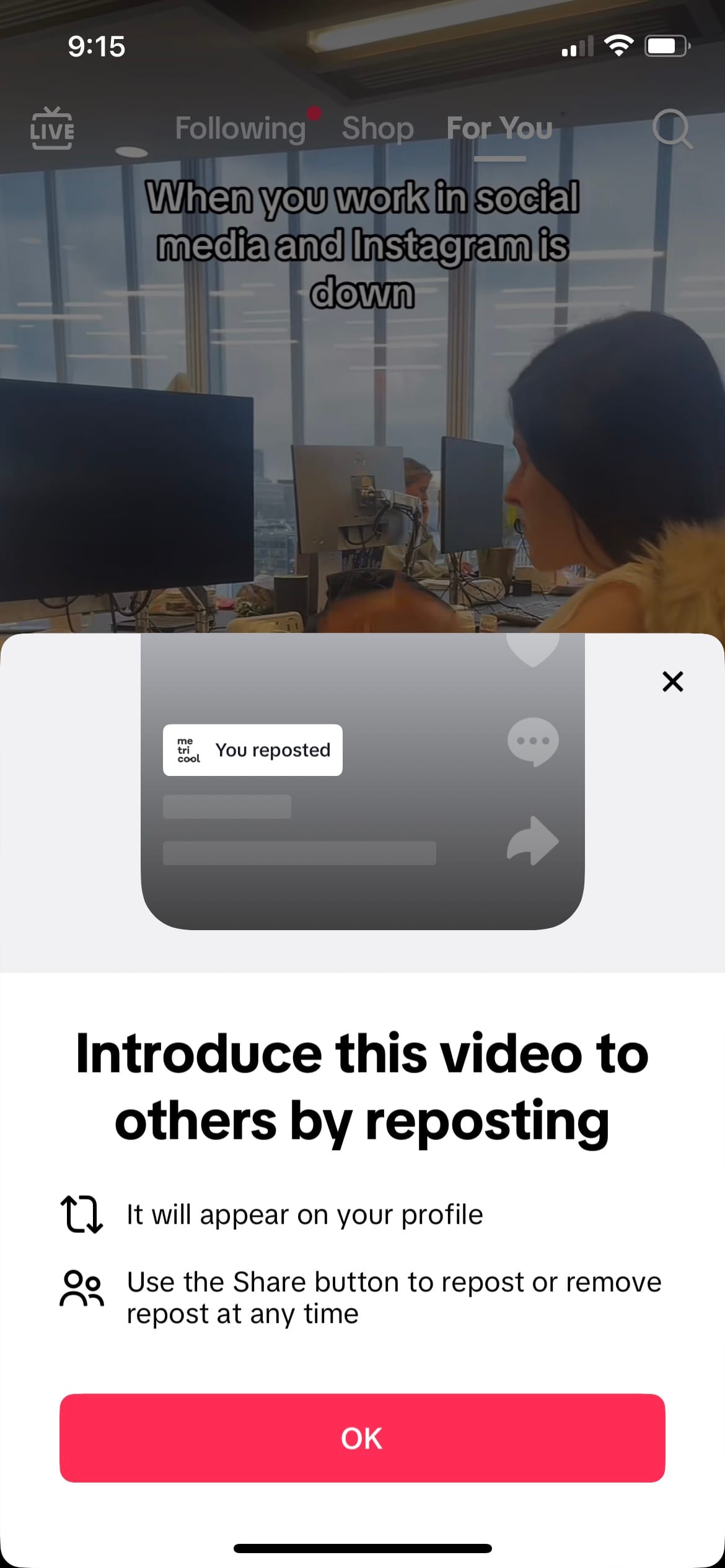 How To Repost On Tiktok