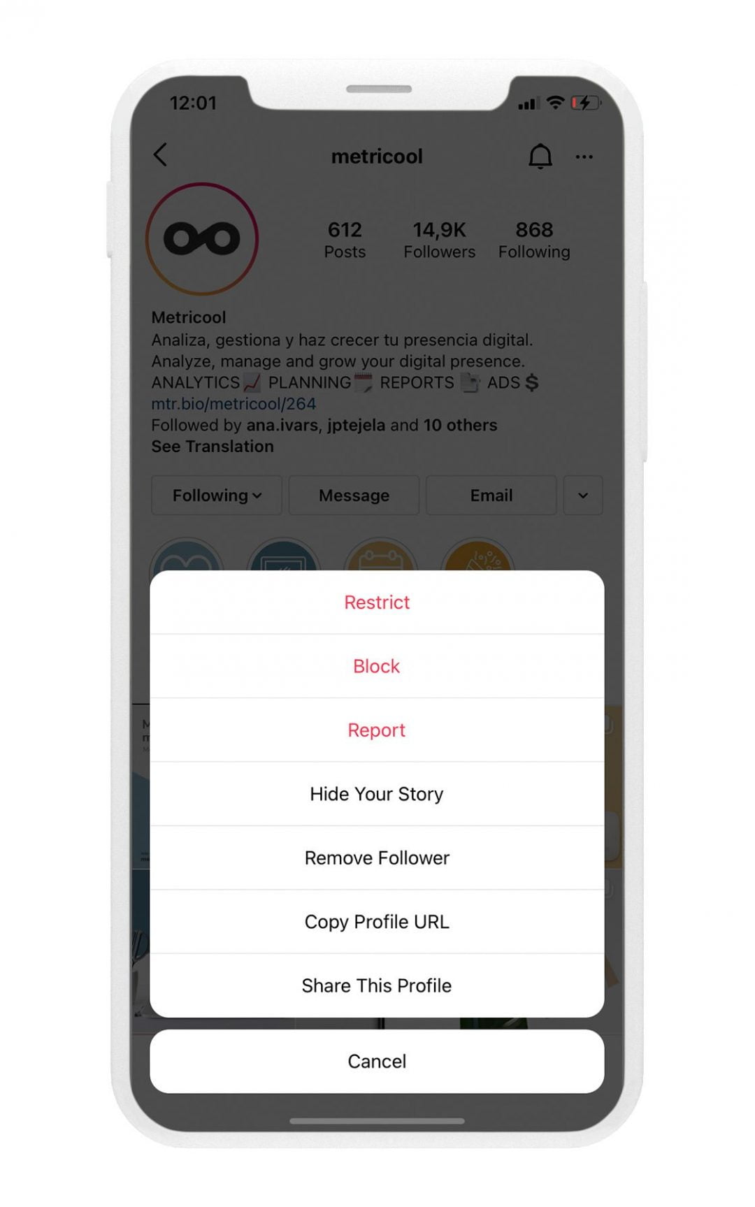 Restrict on Instagram: What is it and How to Do it | Metricool