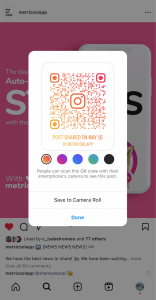 How to create QR Codes on Instagram