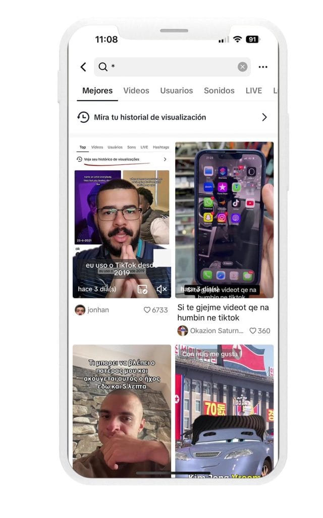 Cómo Ver el Historial de TikTok con Todos los Videos | Metricool