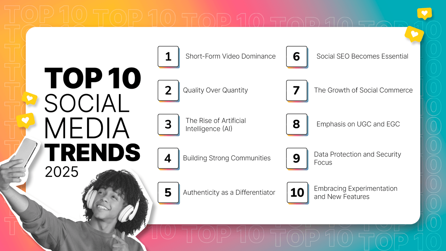 Top 10 Social Media Trends 2025: Must-Know Key Takeaways