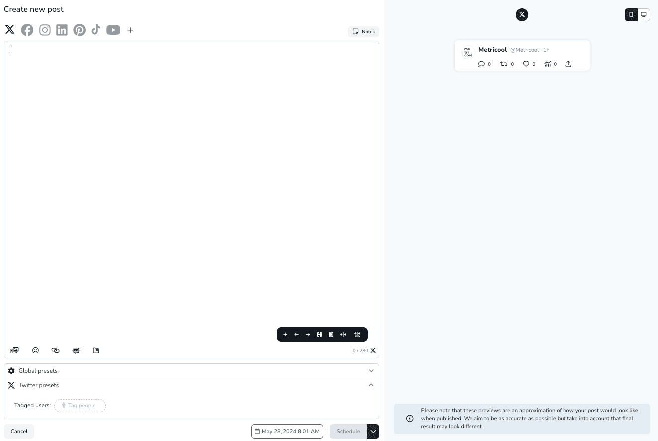 How to tag on Twitter