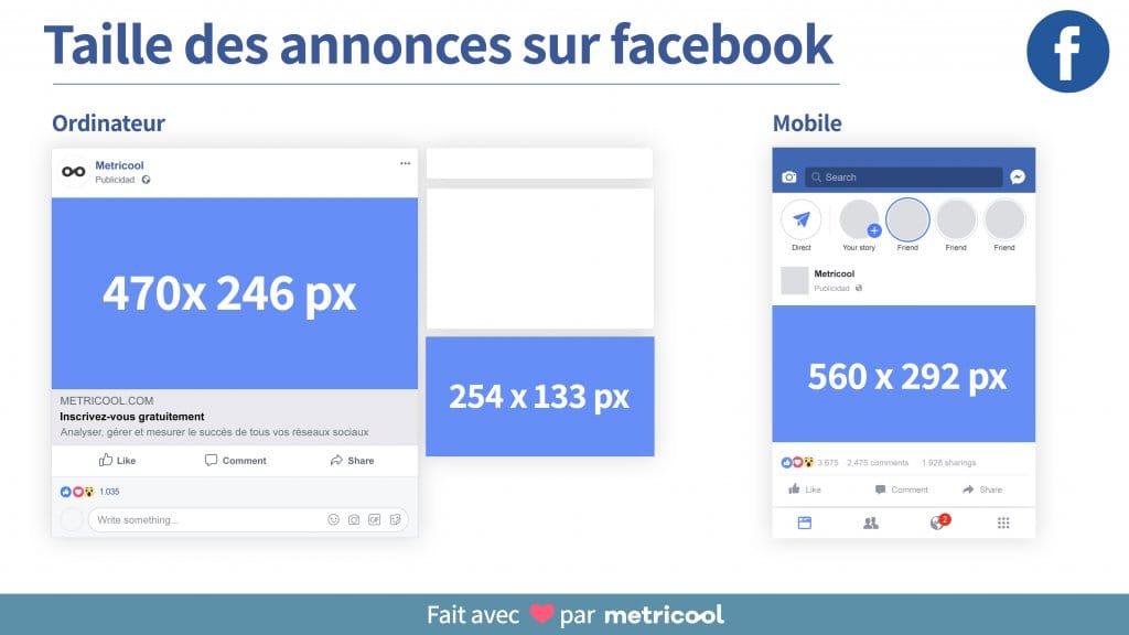 📷 Taille des Images sur Facebook 2021