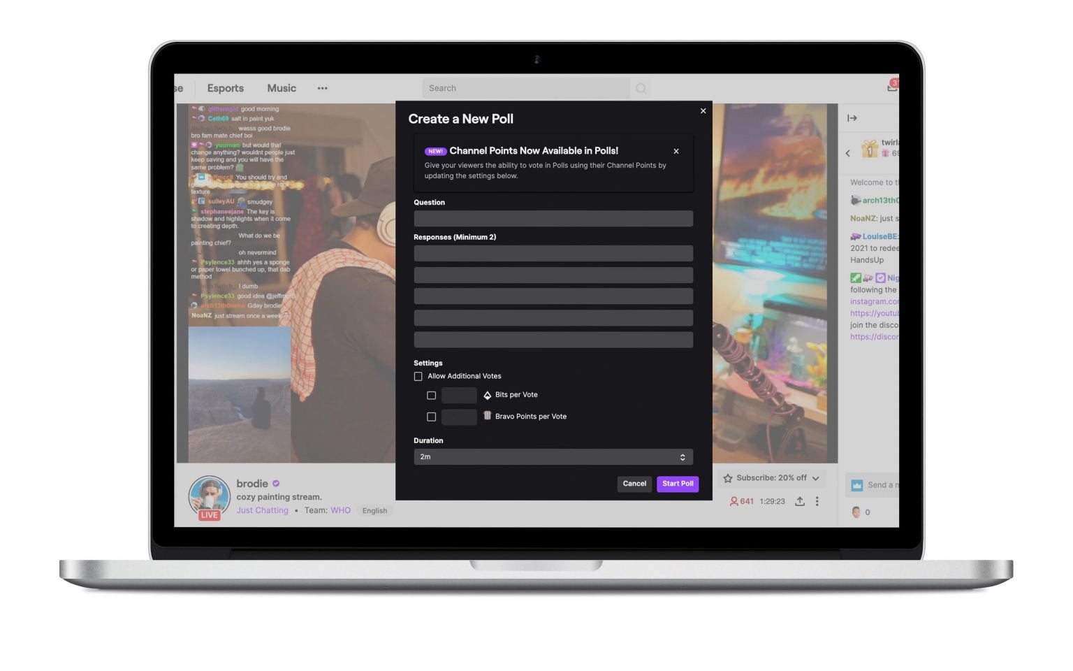 How to make Twitch Polls step-by-step during streamings