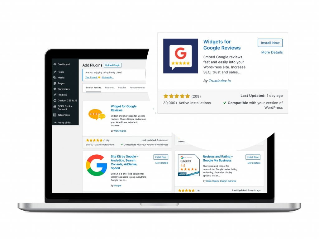 Add Google reviews to website: how to add them