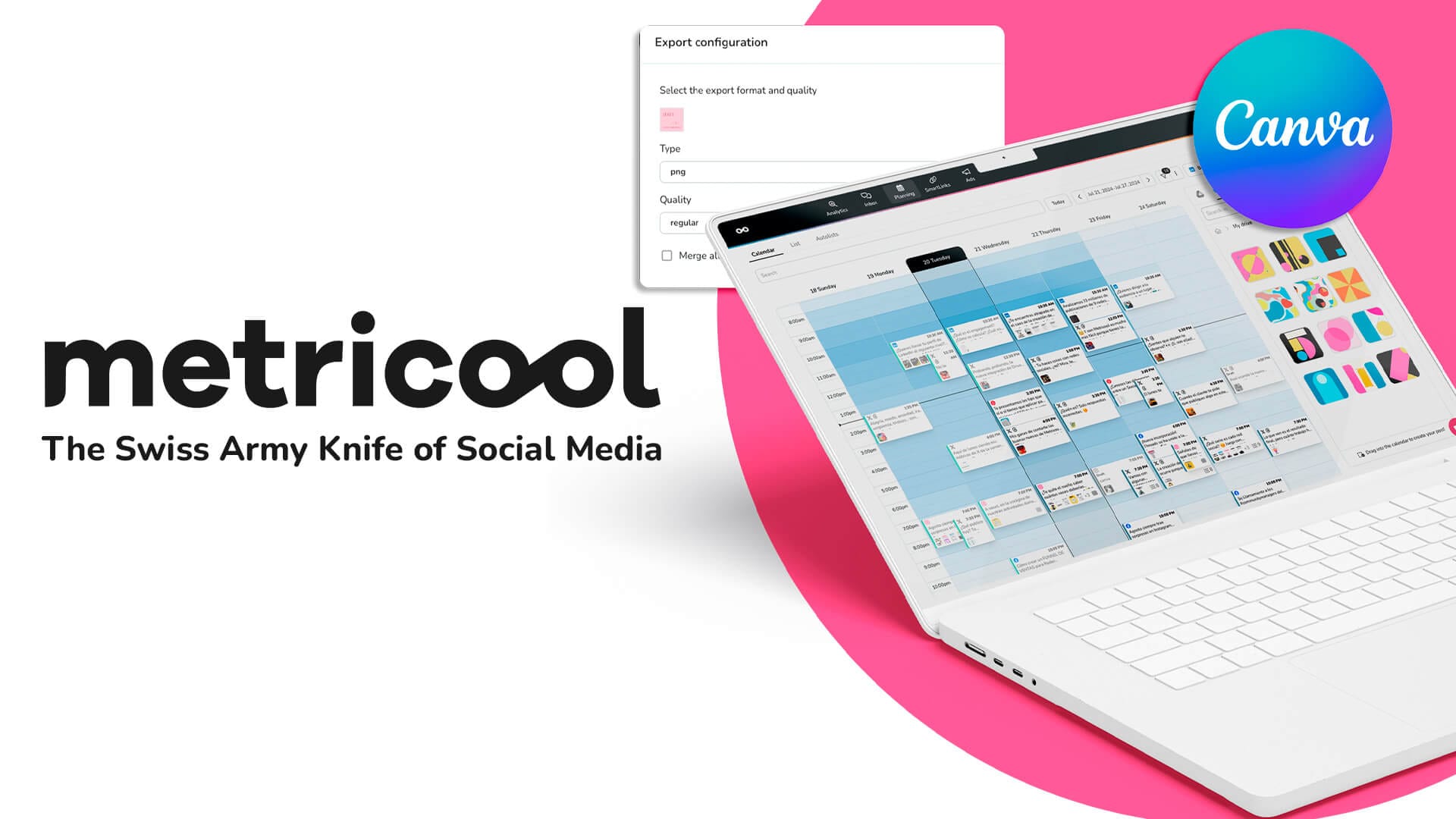 Schedule your Canva posts from Metricool | Metricool