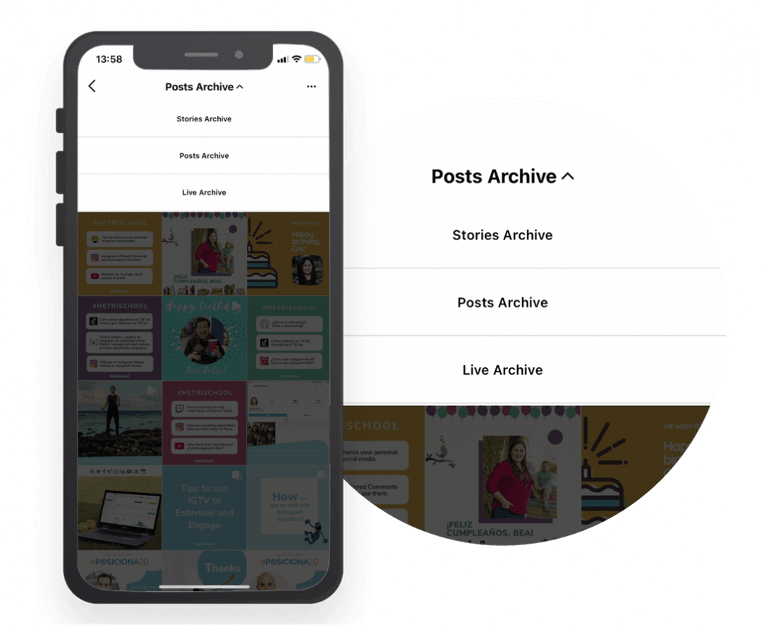 How to archive photos on Instagram