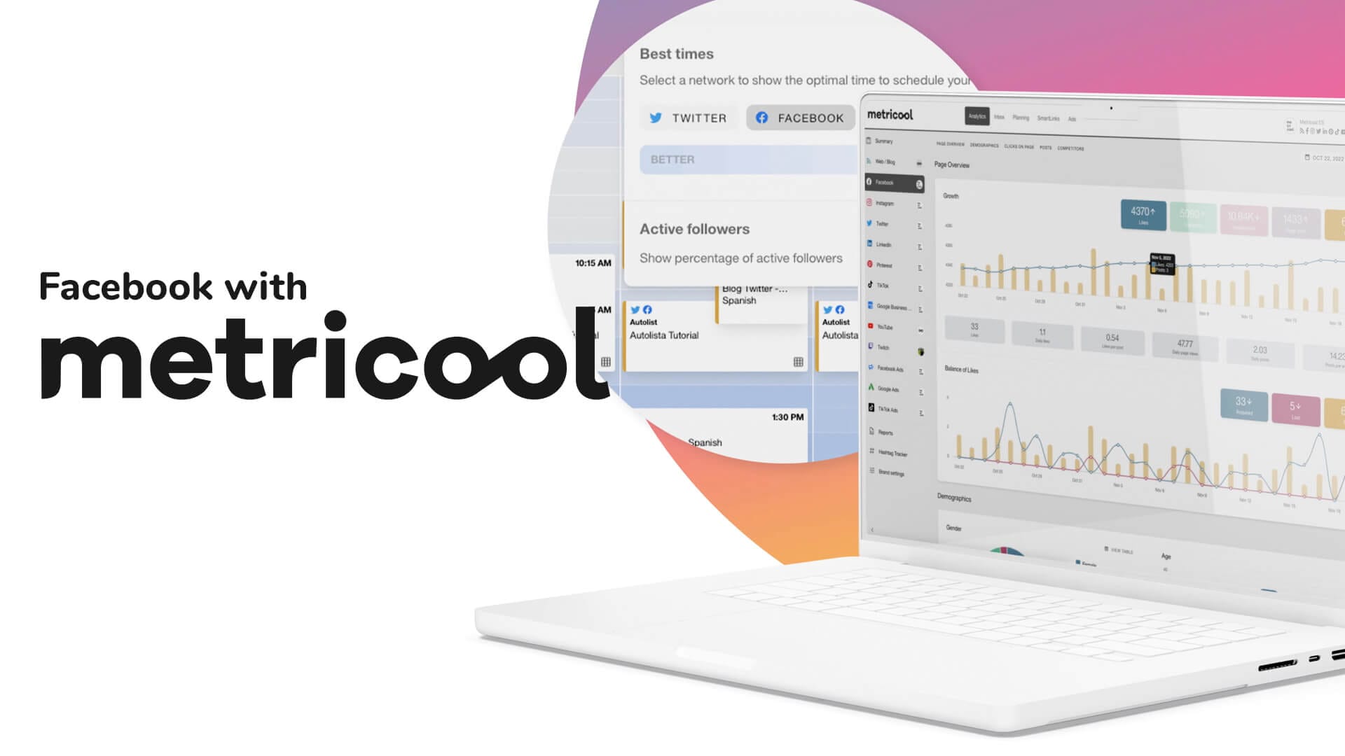 The complete Facebook analytics and management tool