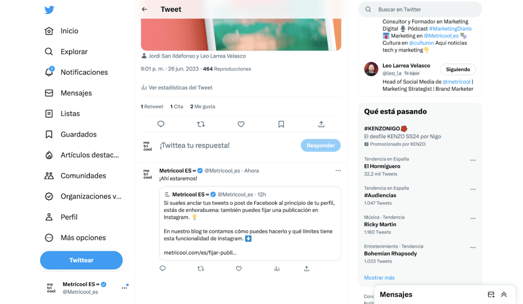 Cómo citar un tweet