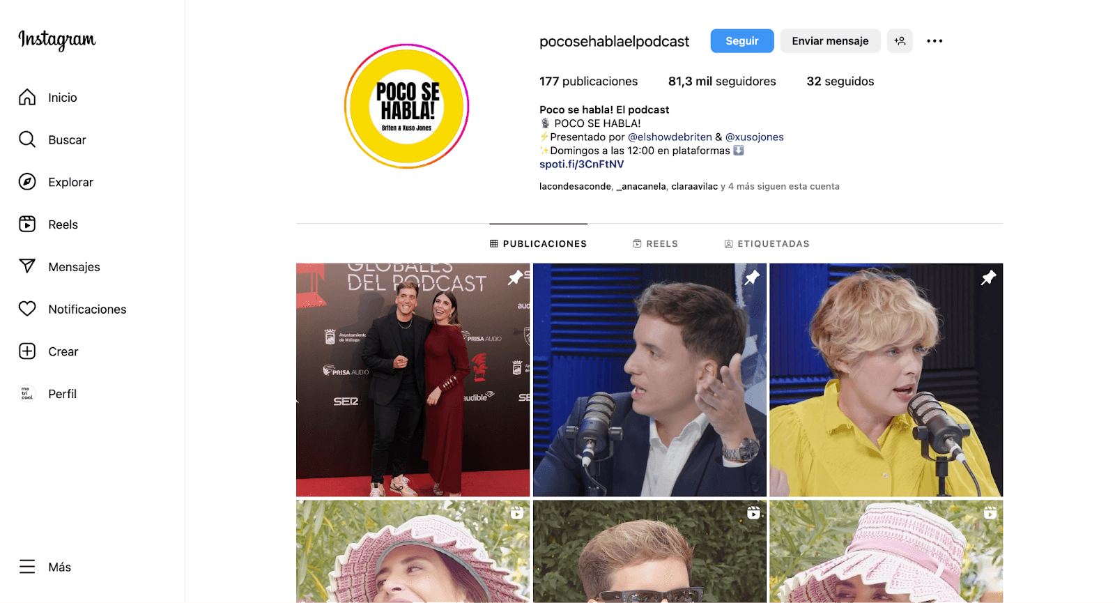 Podcast influencers - Ranking