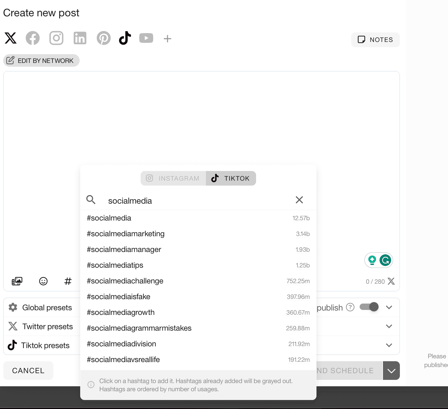 How Many Hashtags to Use On Each Social Media Platform in 2025