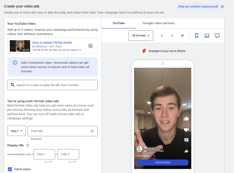 Guide to Advertising on YouTube Shorts in 2025