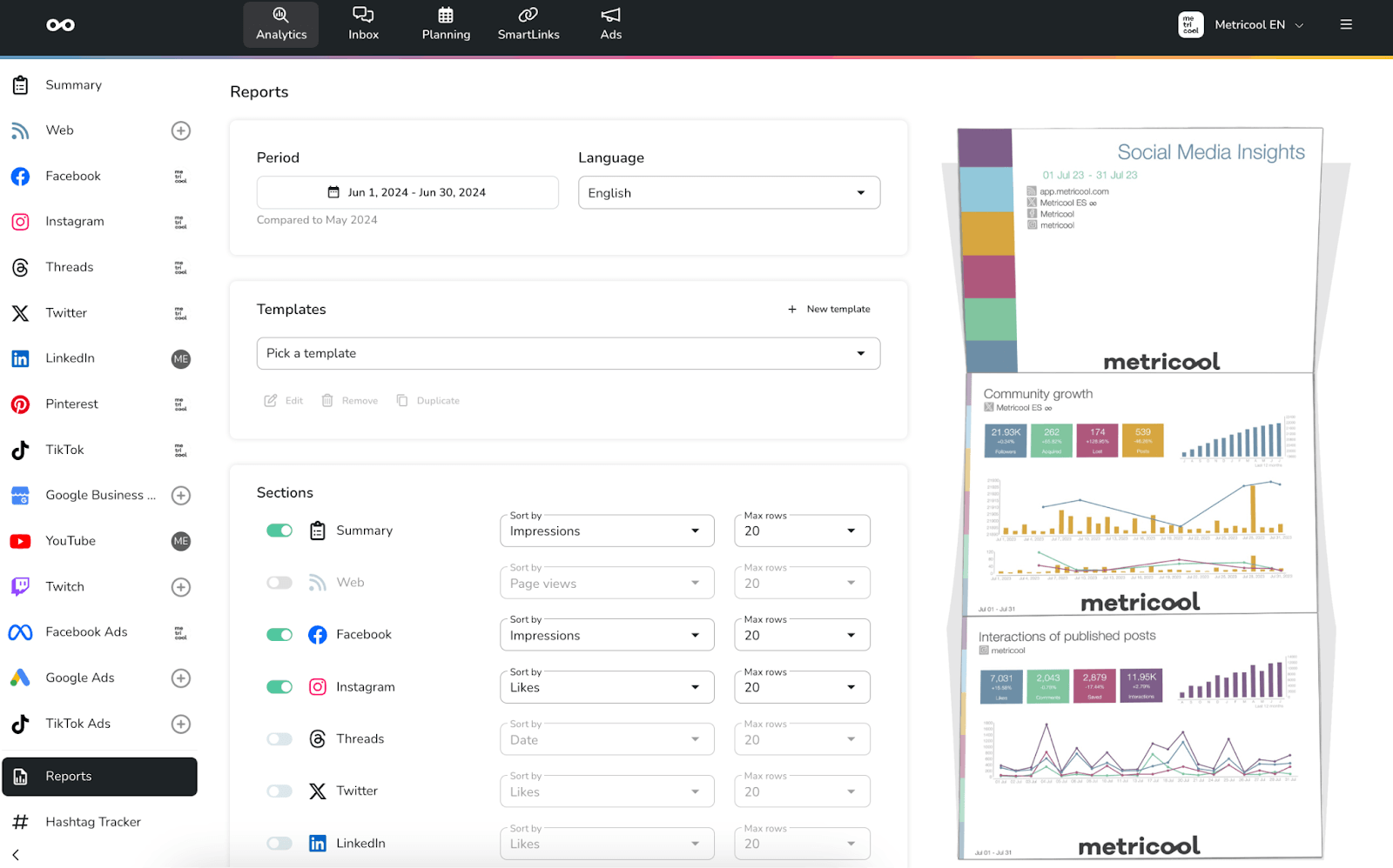 Social Media Report: How to Track and Present Your Results | Metricool