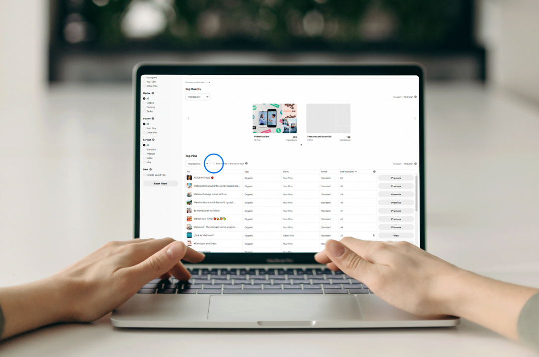 Pinterest analytics: Monitor your strategy