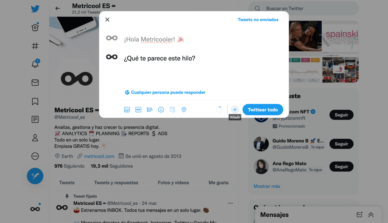 Cómo crear un hilo en Twitter [Guía]