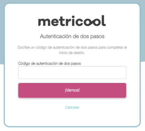 Autenticación en dos pasos de Metricool [Tutorial]