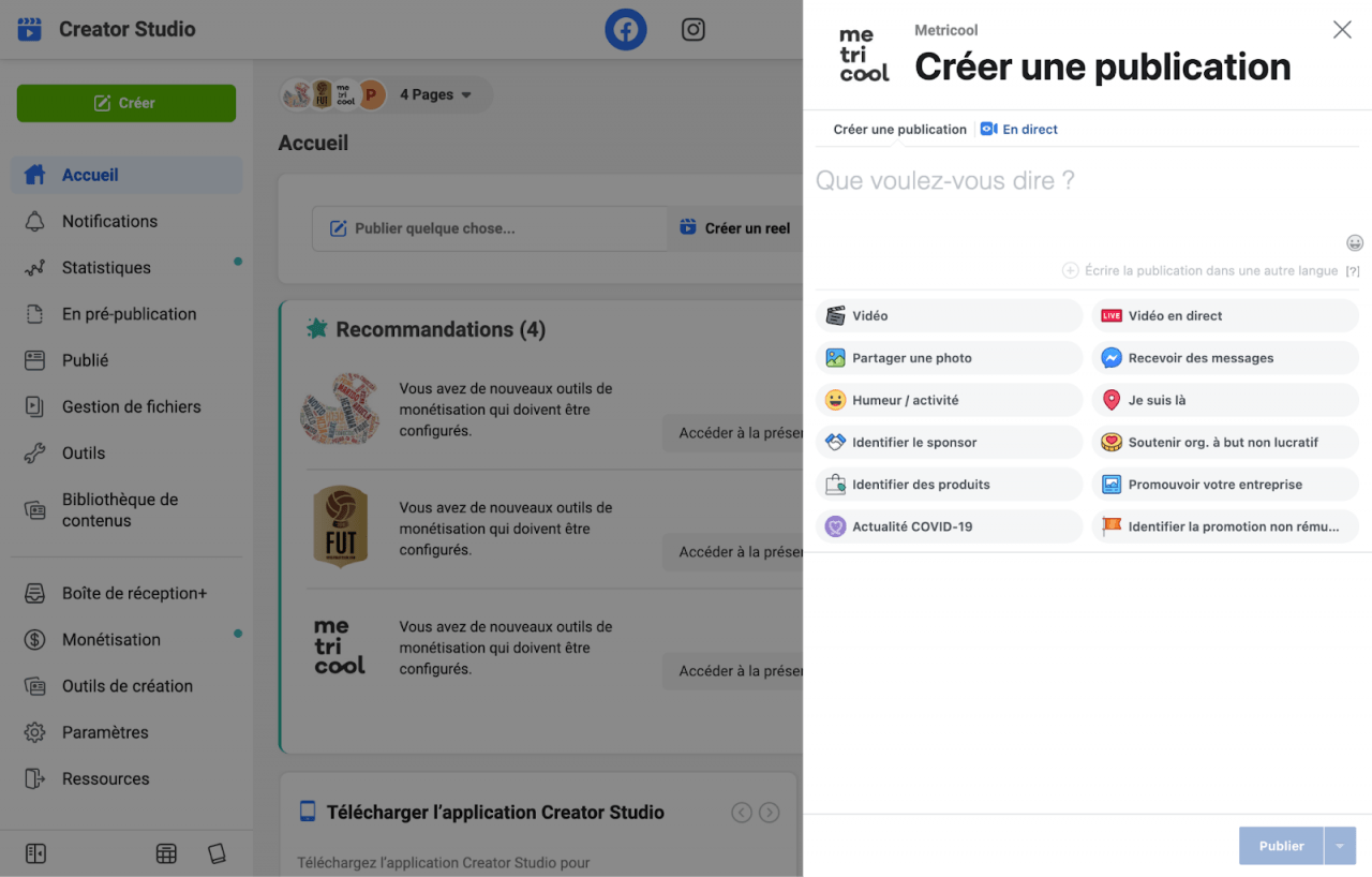 Comment programmer des posts sur Facebook