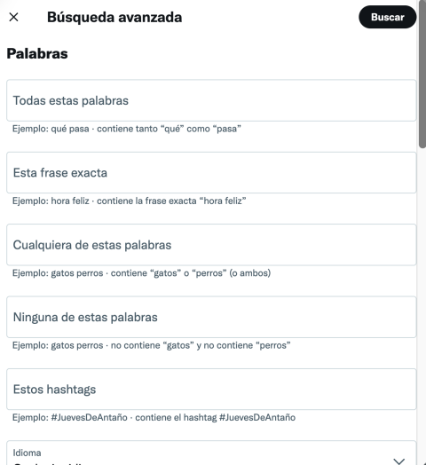 Búsqueda en Twitter: encuentra cualquier tweet