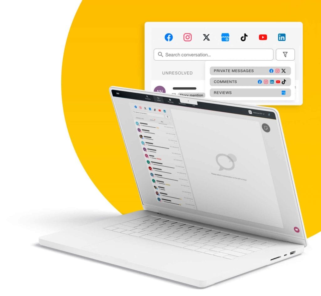 Manage social media messages in one place with Metricool's Inbox