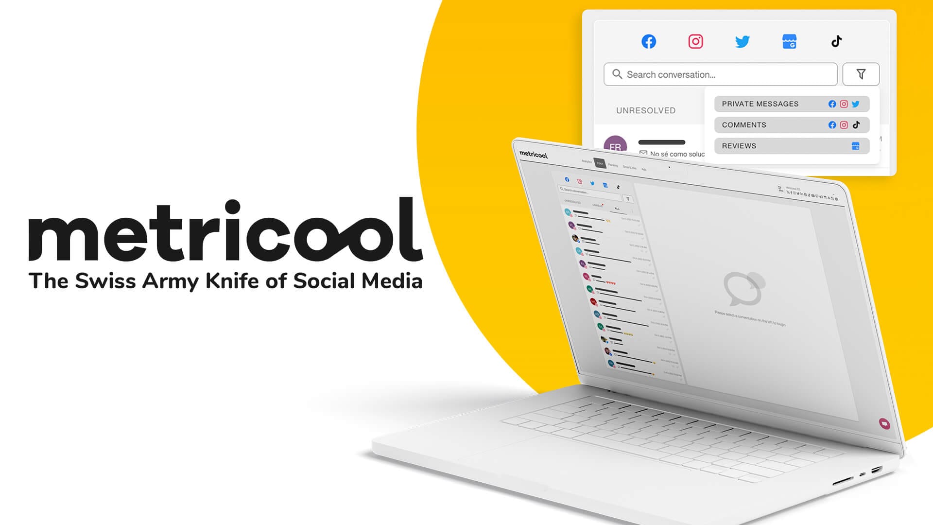 Manage social media messages in one place with Metricool's Inbox