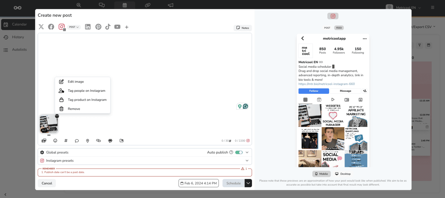 How to Preview Your Instagram Feed for Free