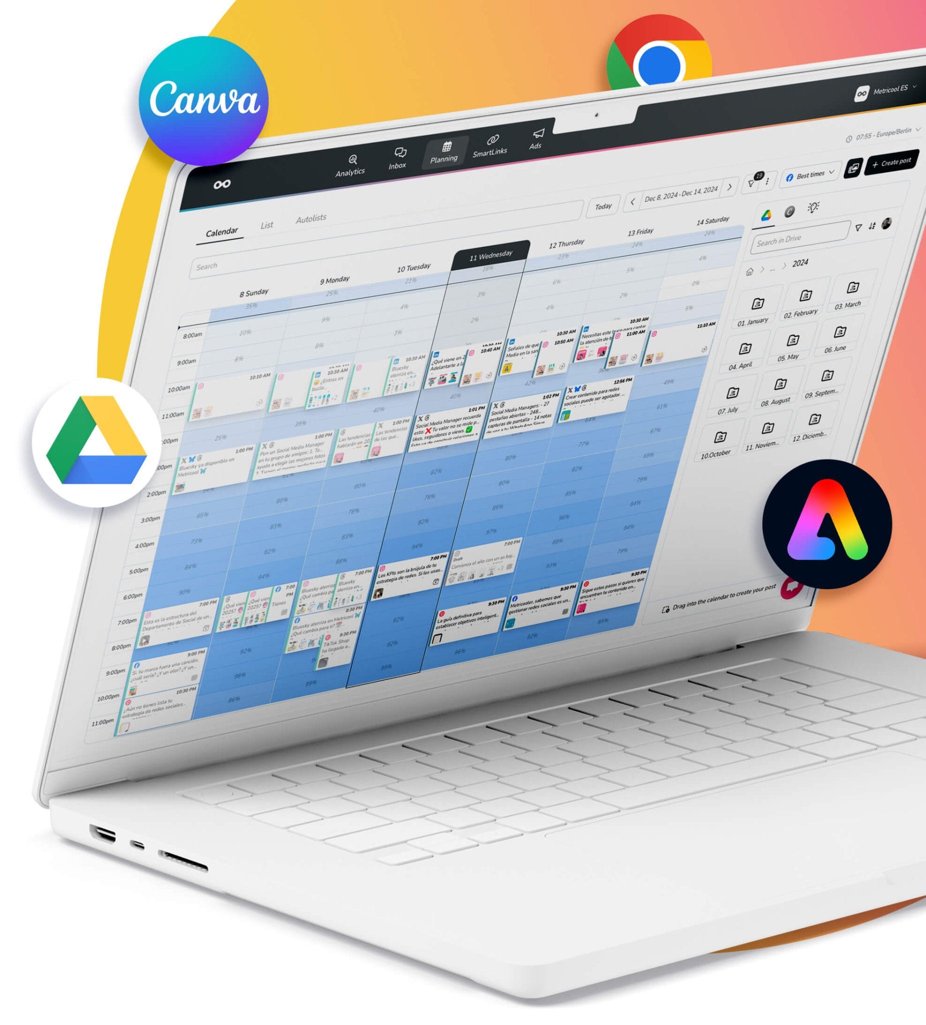 Metricool Integrations | Metricool
