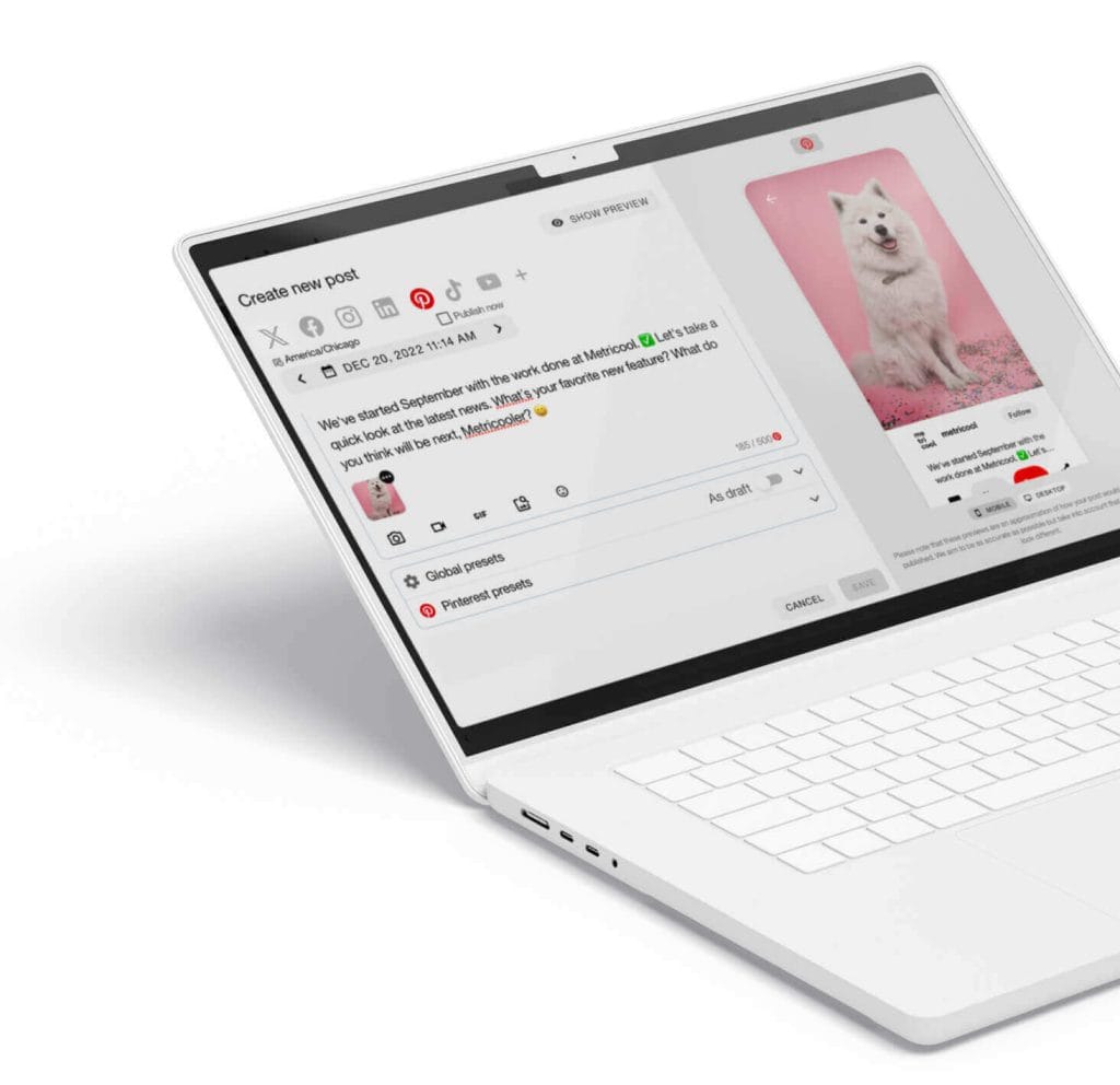 Chrome Erweiterung zum Planen von Social-Media-Inhalten