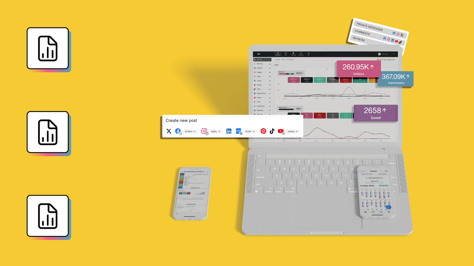 FREE Social Media Reporting Template